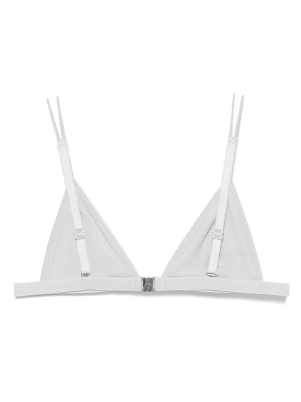 Patrizia Pepe Fly-motif Bra - Grey