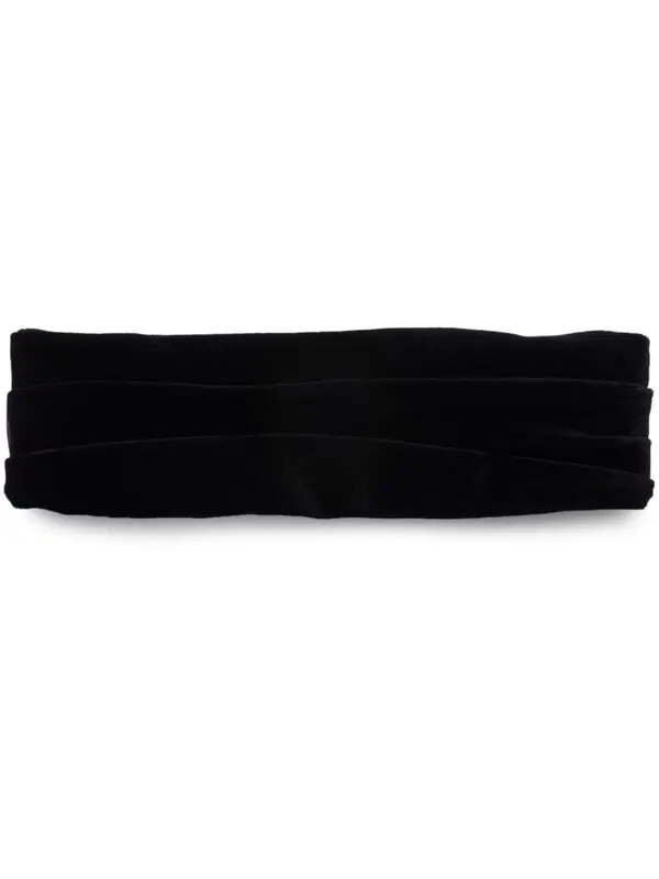 Prada Velvet Headband - Black