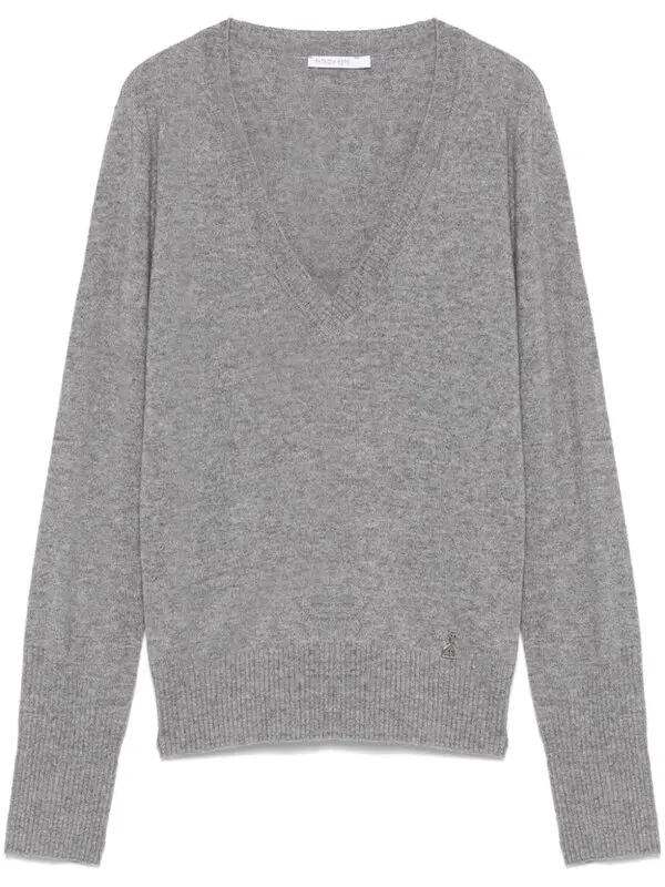 Patrizia Pepe Cashmere Sweater - Grey