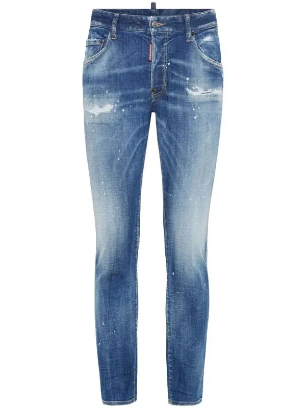 Dsquared2 Distressed Tapered-leg Trousers
