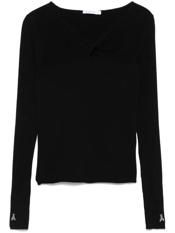 Patrizia Pepe Knot-detailed Jumper