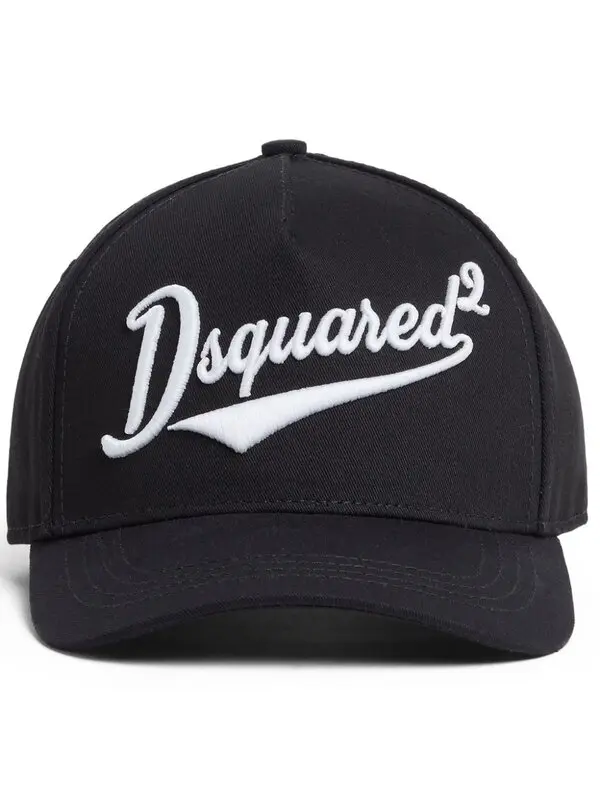 Dsquared2 Embroidered Logo Cap - Black