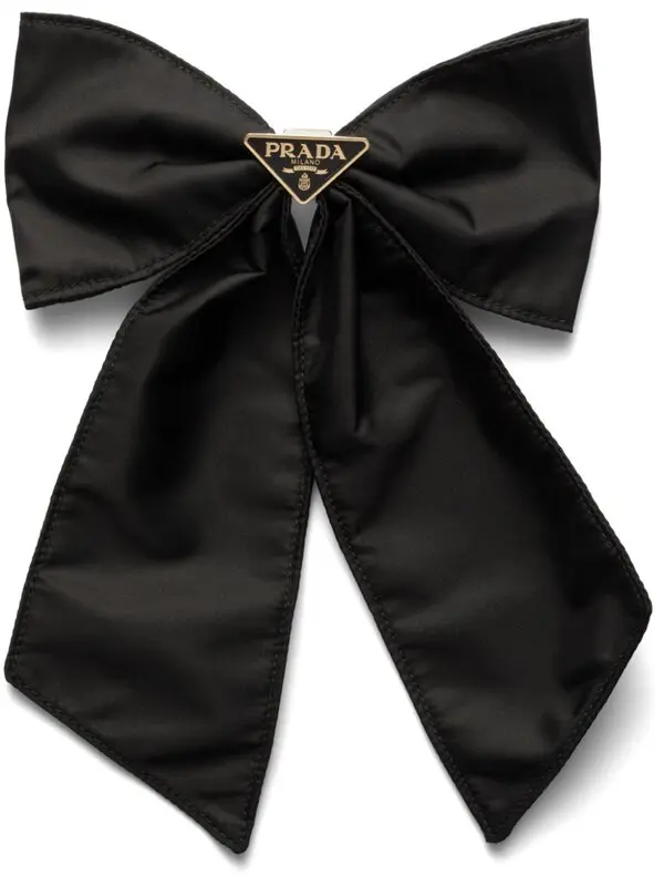 Prada Re-nylon Hair Clip - Black