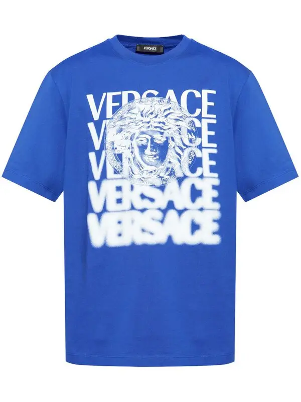 Versace Medusa Medallion T-shirt - Blue