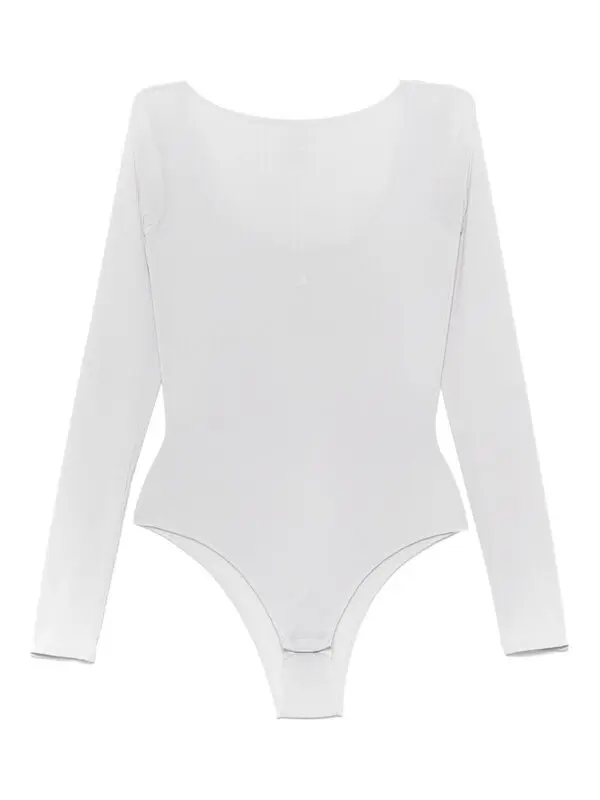 Patrizia Pepe Fly-motif Bodysuit - Grey