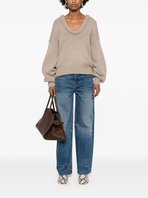 INTERIOR Remy Mid-rise Wide-leg Jeans