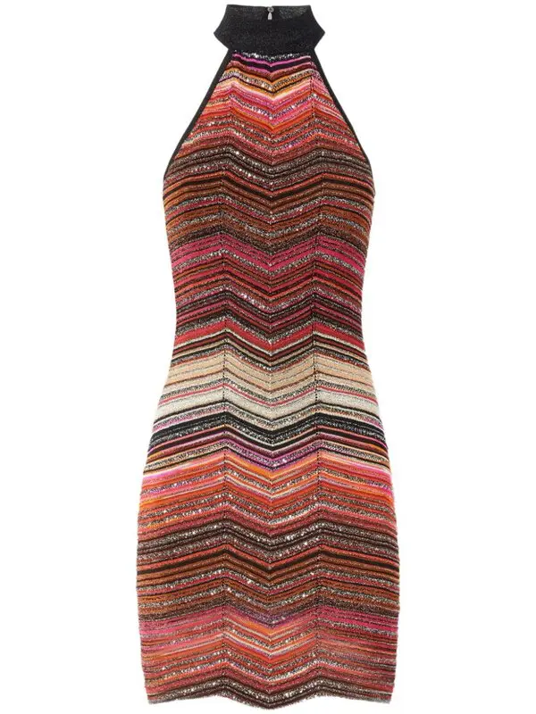 Missoni Zigzag Mini Dress - Black