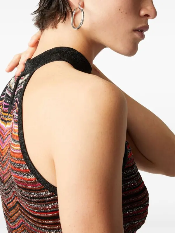 Missoni Zigzag Mini Dress - Black