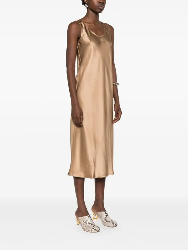Max Mara Banjo Midi Dress - Brown