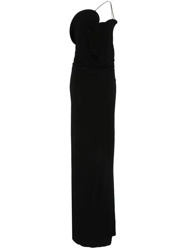 Christopher Esber Wave-coil Draped Gown