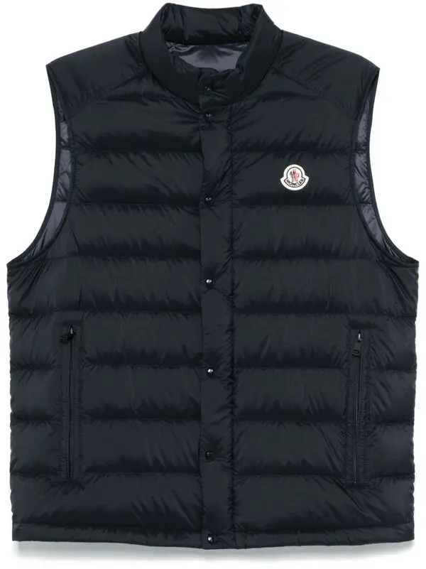 Moncler Barthe Quilted Gilet - Blue