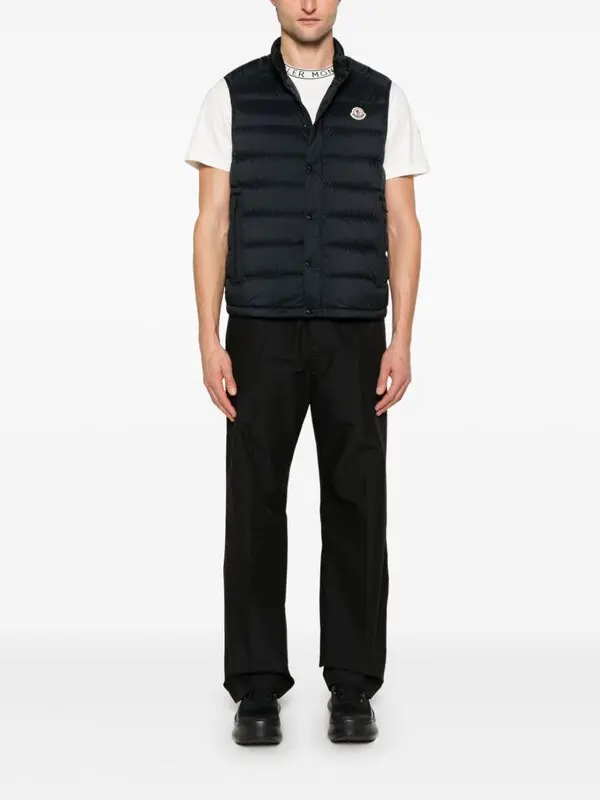 Moncler Barthe Quilted Gilet - Blue