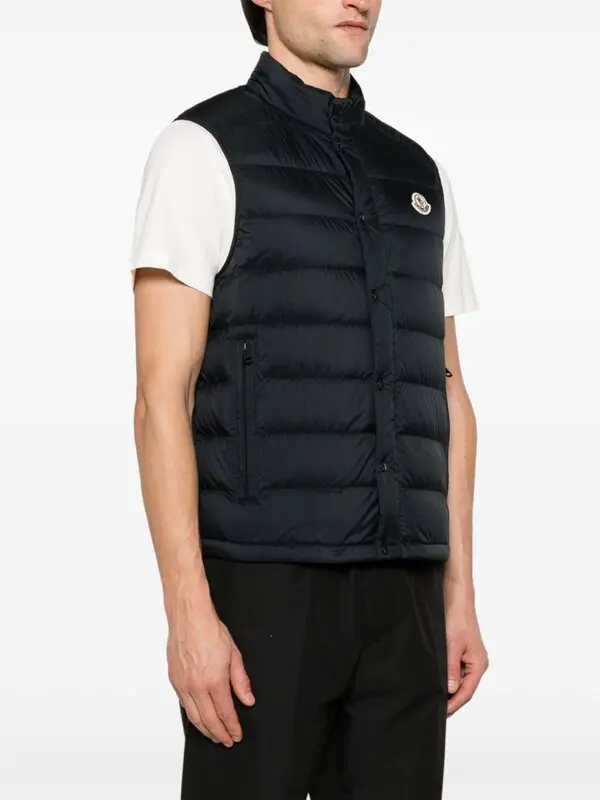 Moncler Barthe Quilted Gilet - Blue