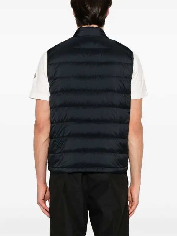 Moncler Barthe Quilted Gilet - Blue