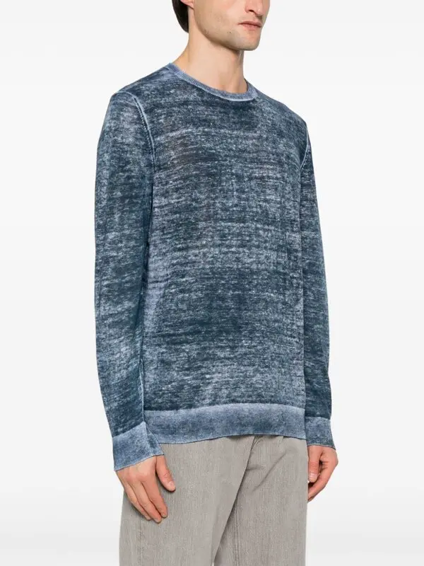 Avant Toi Dyed Sweater - Blue