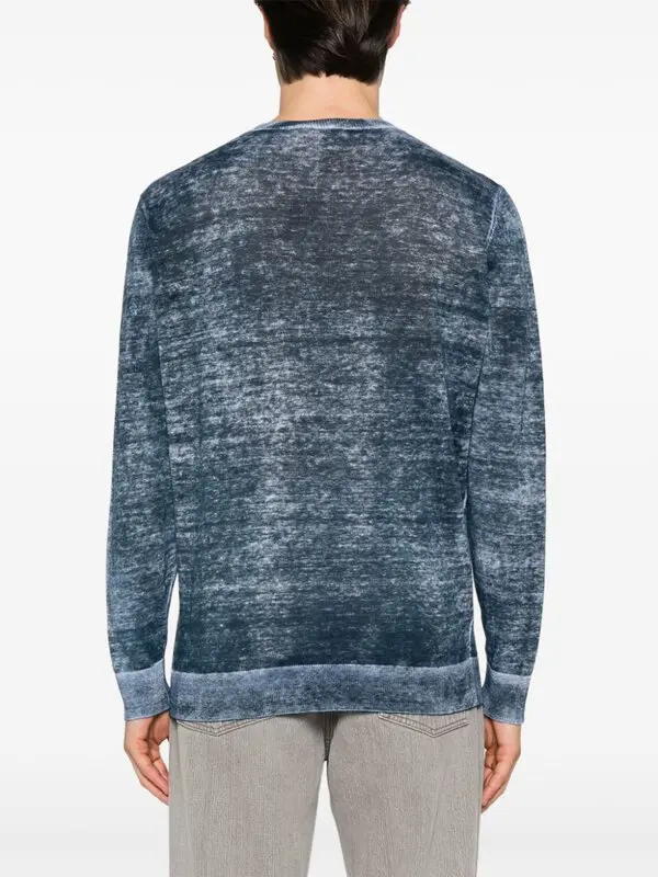 Avant Toi Dyed Sweater - Blue