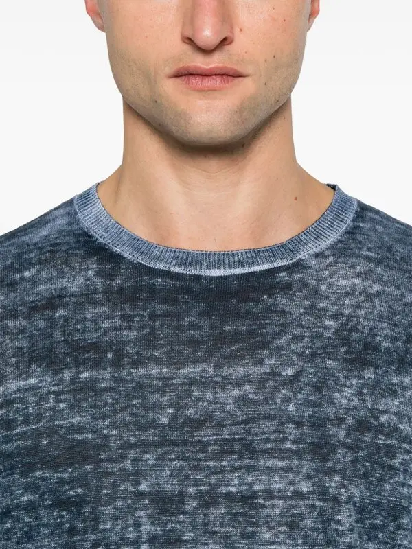 Avant Toi Dyed Sweater - Blue
