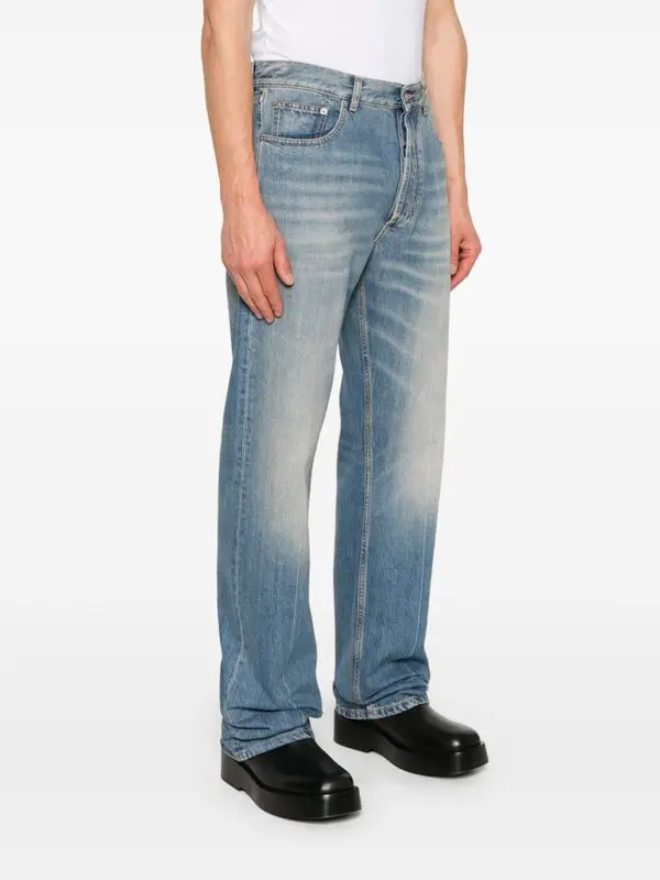 Alexander McQueen Straight-leg Jeans - Blue