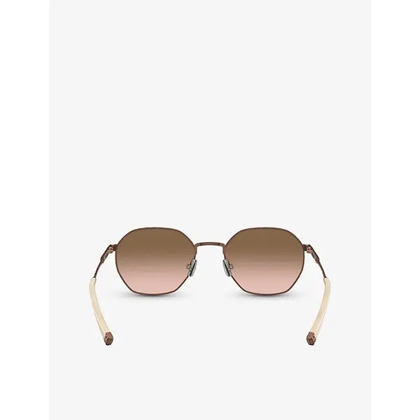 Brunello Cucinelli Round-frame Sunglasses - Brown