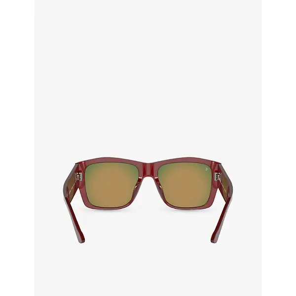 FERRARI Fh2003u Square-frame Sunglasses - Red