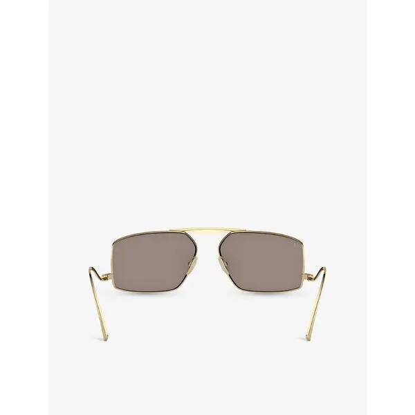 FERRARI Fh1008 Irregular-frame Sunglasses - Gold