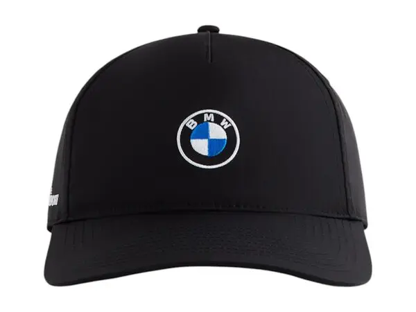 Kith X Bmw Bay Low Pinch Crown Cap - Black