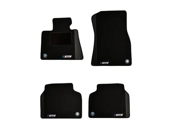 Kith X Bmw Xm Floor Mats - Black