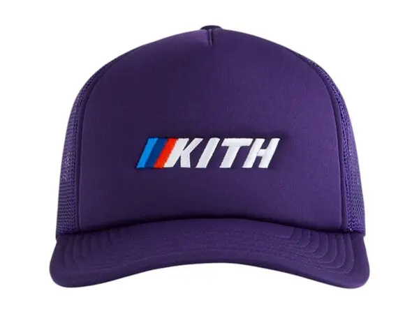 Kith X Bmw Nolan Trucker Hat - Techno Violet