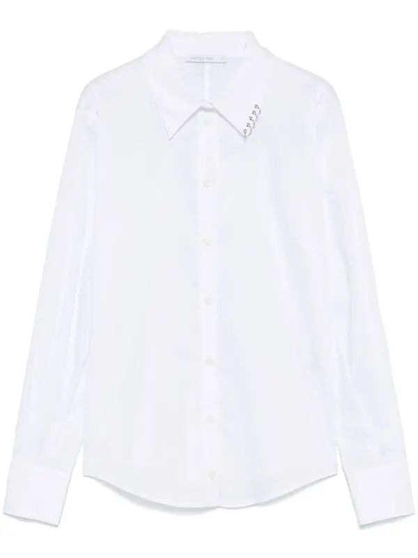 Patrizia Pepe Piercing-detail Shirt