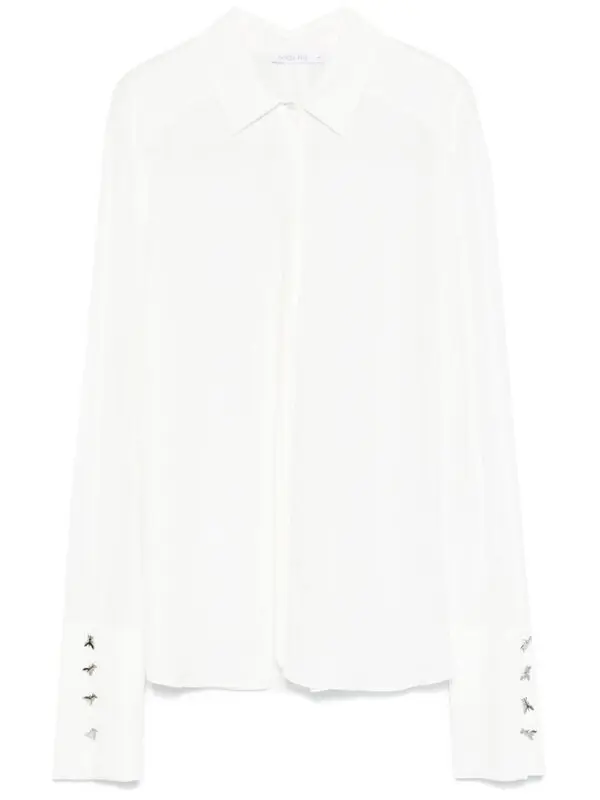 Patrizia Pepe Crepe Shirt - White