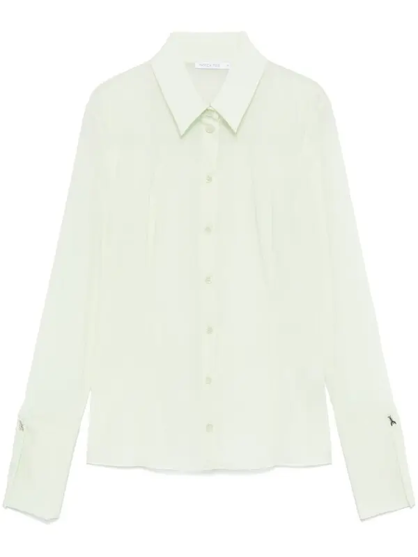 Patrizia Pepe Organza Shirt - Green