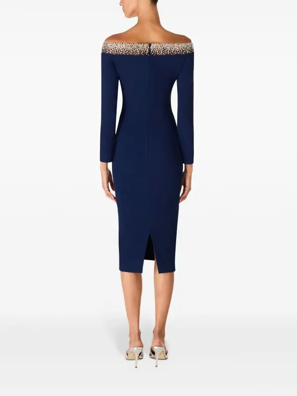 Jenny Packham Calypso Embellished Dress - Blue