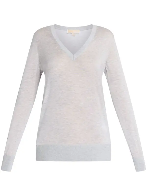 Michael Kors V-neck Sweater - Grey