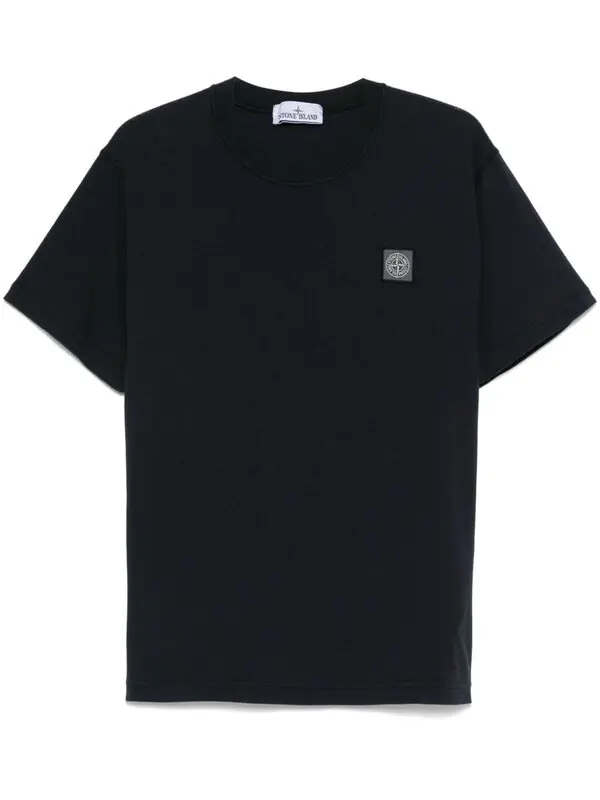 Stone Island Compass-motif T-shirt - Blue