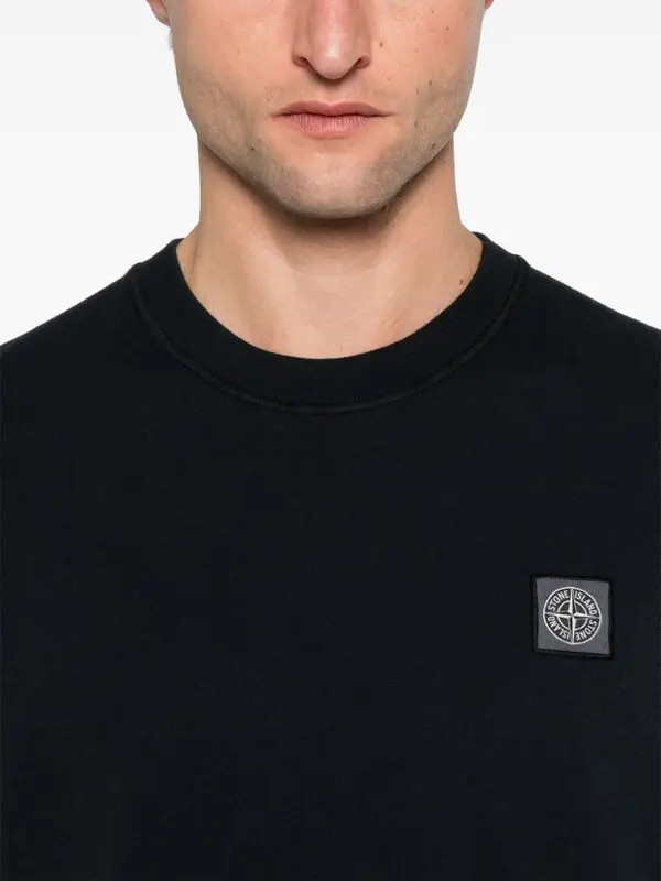 Stone Island Compass-motif T-shirt - Blue