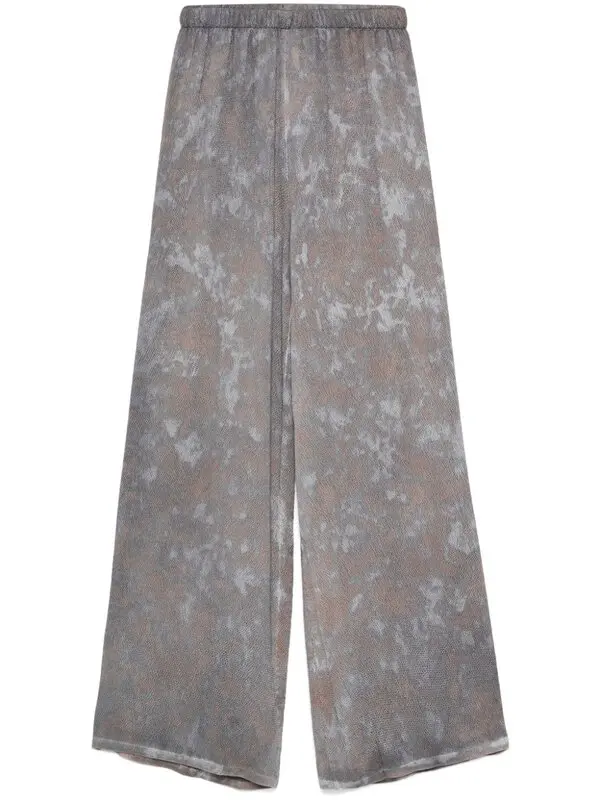 Avant Toi Textured Palazzo Pants