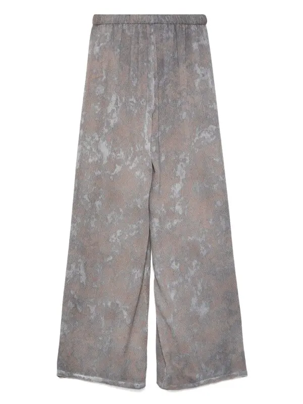 Avant Toi Textured Palazzo Pants
