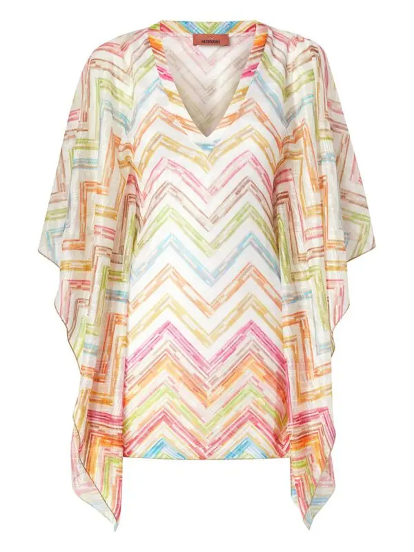 Missoni Printed Mini Dress - White