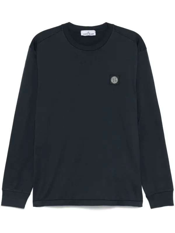 Stone Island Compass-motif T-shirt - Blue