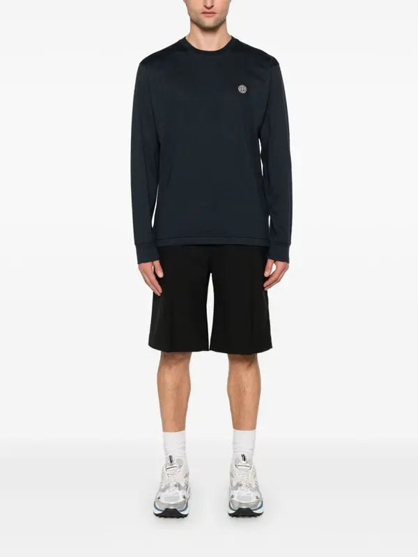 Stone Island Compass-motif T-shirt - Blue