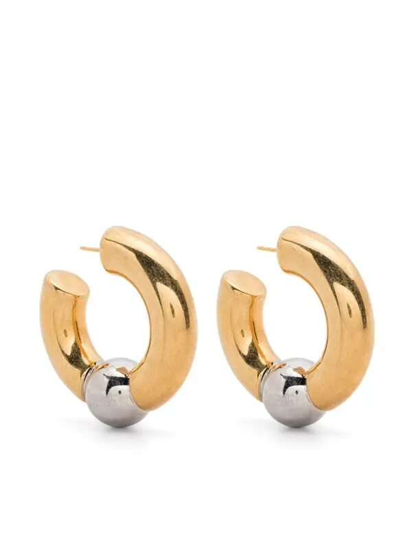 Jean Paul Gaultier The Tube Earrings - Silver