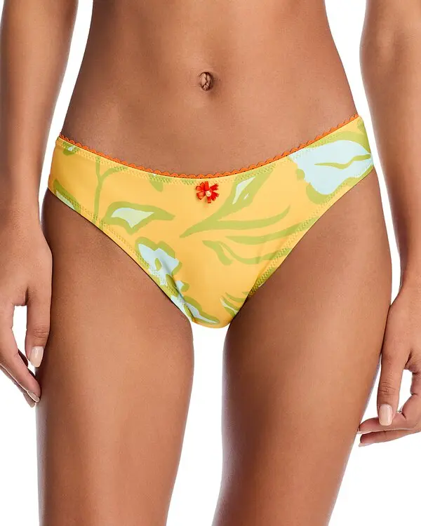 Solid & Striped The Daphne Bikini Bottom - Hibiscus Print