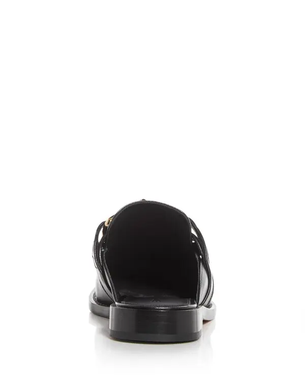 Bottega Veneta Astaire Open Back Loafers - Nero