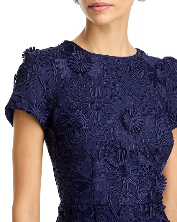 MILLY Tahlia Lace Midi Dress