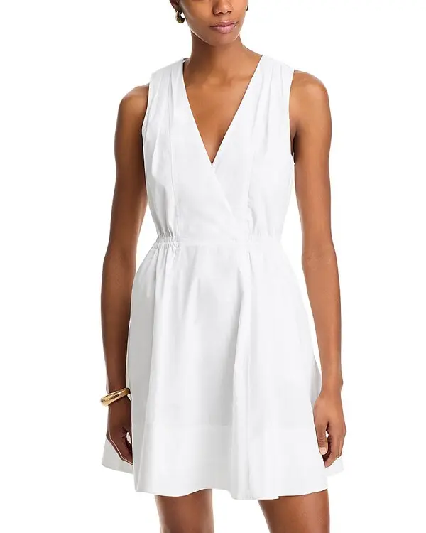 Derek Lam 10 Crosby Tia Poplin Dress - White