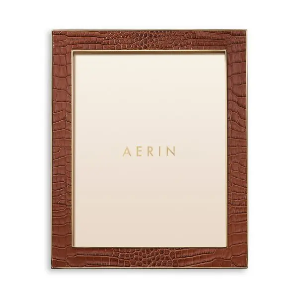 Aerin Classic Croc Leather Frame 8 X 10