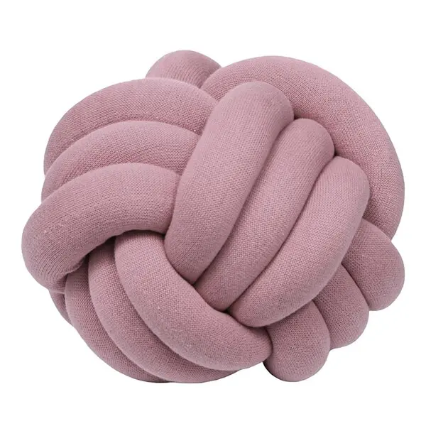 PINK LEMONADE Knot 12 Decorative Pillow - Pale Pink
