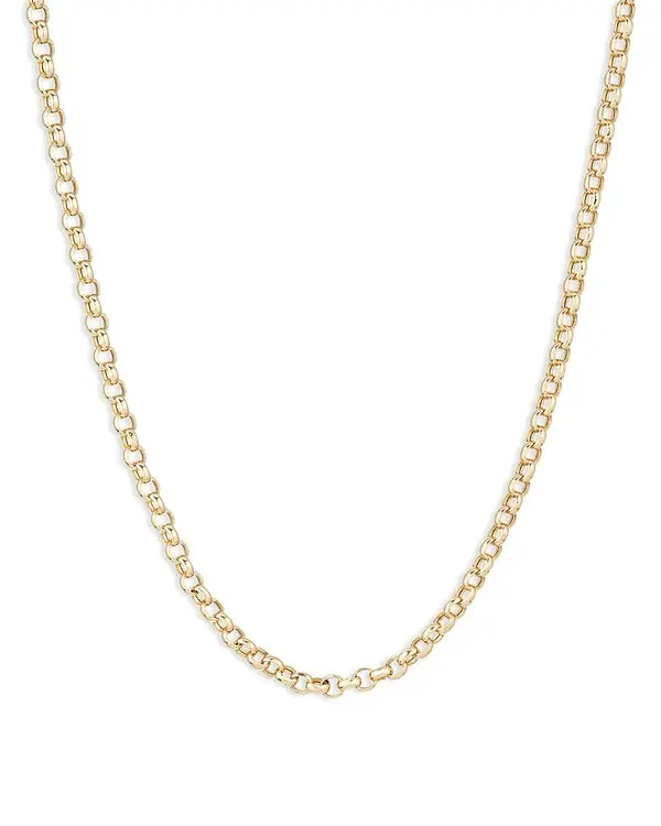 Adina Reyter 14k Yellow Round Cable Link Chain Necklace - Gold