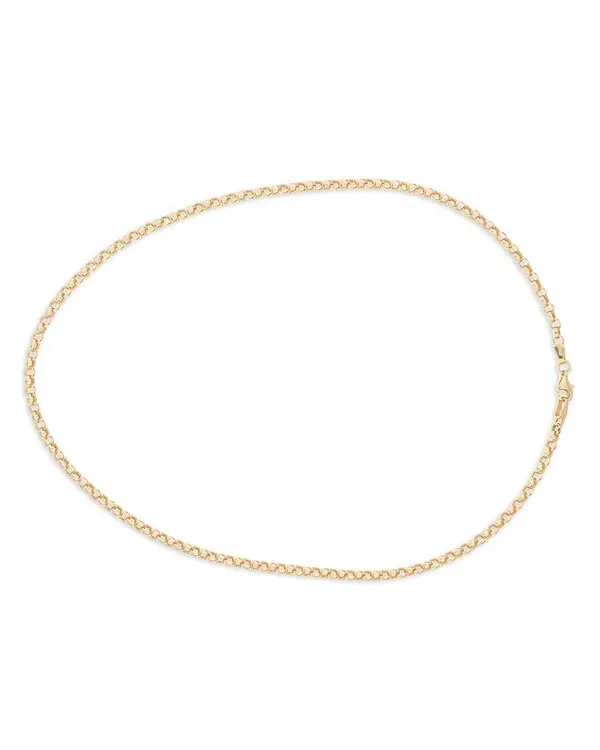 Adina Reyter 14k Yellow Round Cable Link Chain Necklace - Gold