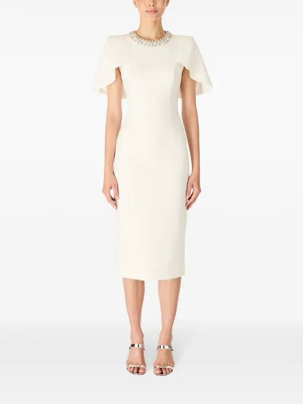 Jenny Packham Thalia Midi Dress - Neutrals